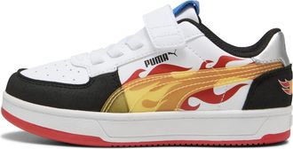 Puma CAVEN 2.0 HOT Wheels AC+ PS Sneaker, Black-RED FIRE White, 33 EU