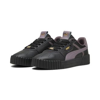 Puma Damen Carina 3.0 Luxe Sneakers 38.5, Black Plum Jam Purple