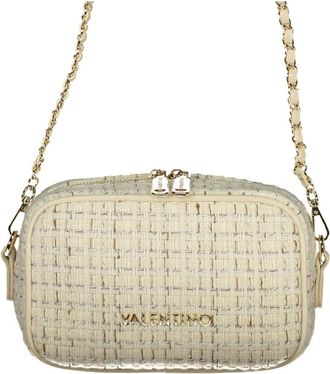 Mario Valentino Femme, Sacs, Blanc, Taille: ONE Size Sac bandouli&egrave;re en tweed