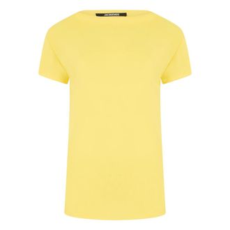 Jacquemus Kurz&auml;rmeliges T-Shirt - - Tops - Damen - Gelb - S