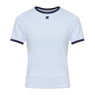 Courr&egrave;ges Damen, Oberteile, Blau, XSGr&ouml;&szlig;e
