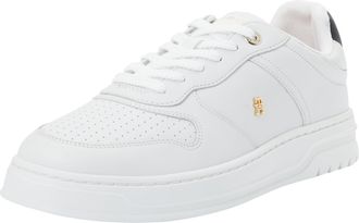 Tommy Hilfiger Damen Th Sporty Cupsole Corp Fw0Fw09025 Low Top, White (White), 41 EU