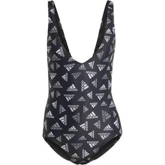 adidas Damen Badeanzug Allover Print Sportswear