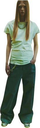 Circus Hotel Femme, Jeans, Vert, Taille: 34 FR Jns72 Denim Chintz