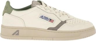 Autry Low-Top Sneaker - Medalist Low - Leather Trainers - Gr. 40 (EU) - in Beige - f&uuml;r Damen