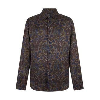 Iceberg Hemd aus Twill mit Print - - Shirts - Herren - Mehrfarbig - S