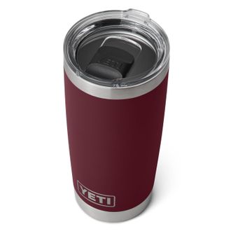 Yeti Rambler Trinkbecher, Edelstahl, vakuumisoliert, mit MagSlider-Deckel, 590 ml, Wild Vine Red