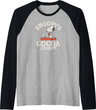 Peanuts Snoopy Cocoa Shoppe Winterdesign Raglan