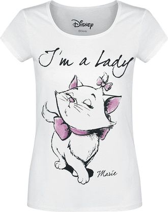 Disney Aristocats Marie - Im A Lady Frauen T-Shirt wei&szlig; XL