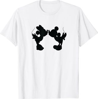 Disney Mickey Mouse and Minnie Silhouette T-Shirt