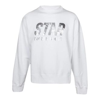 Golden Goose Cotton Crewneck Sweatshirt - - Sweatshirts & Hoodies - Herren - Wei&szlig; - M