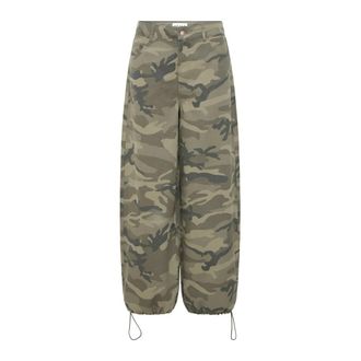 Ichi Hose - - Trousers - Damen - Gr&uuml;n - XS
