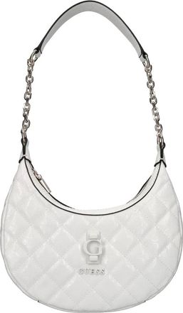 Guess Femme, Sacs, Blanc, Taille: ONE Size Sac bandouli&egrave;re en similicuir