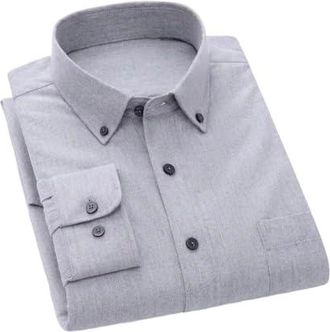 Generic Chemises pour homme, coupe ajust&eacute;e, chemise unie formelle &agrave; carreaux, haut d&eacute;contract&eacute; daffaires, 2705-9, XXL