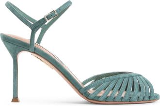 Aquazzura Femme, Chaussures, Bleu, Taille: 37 1/2 EU Hold Me Sandal