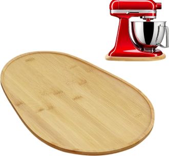 Generic Rutschfeste Holztablett - Standmischer Fu&szlig;, Sto&szlig;d&auml;mpfer, Robustes Zubeh&ouml;r f&uuml;r Mischer, Mischer, Mixer, Sicherer St&auml;nder, Praktische Verwendung Mit Sta