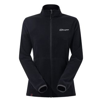 Berghaus Damen Prism 2.0 Micro Interactive Full Zip Fleece Jacke, zusätzliche Wärme, schmeichelnder Stil, langlebig, Schwarz, 42 EU