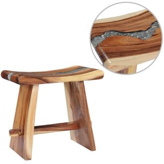 vidaXL Hocker Massives Suarholz und Polyresin Vidaxl