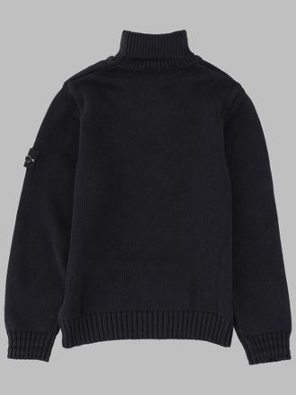 Stone Island Cotton-Blend Jersey T-Shirt - Black