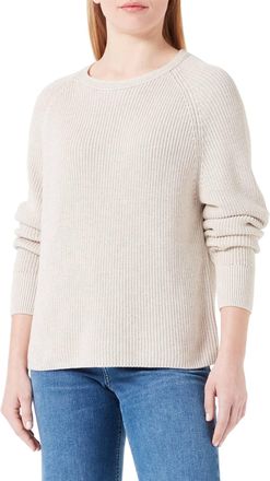 Marc O'Polo Damen B01605960109 Pullover Sweater, Wei&szlig;, XXL EU