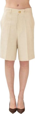 P.A.R.O.S.H. P.a.r.o.s.h., Femme, Shorts, Beige, Taille: 38 FR Bermuda Shorts