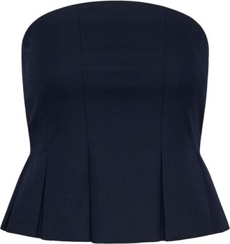 Gestuz Femme, Tops, Bleu, Taille: 38 FR Hauts sans manches
