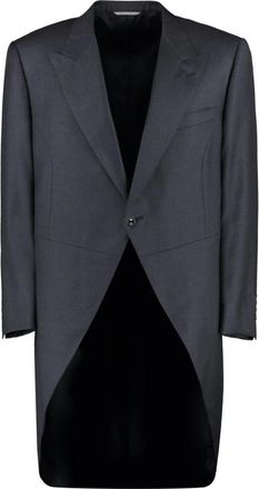 Canali Queues de Pie Col &agrave; Revers Arrondi - Homme - Manteaux - Gris - Taille: 4XL