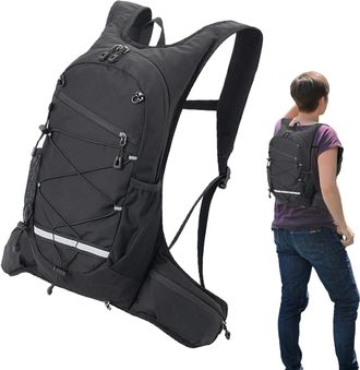 Generico Trinkrucksack, 20 Liter, atmungsaktiv, leicht und wasserdicht, klein, zum Wandern, f&uuml;r Radfahren, Bergsteigen, Skifahren, Camping, Outdoor-Sport, Moto