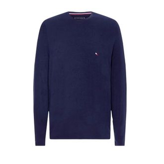 Tommy Hilfiger Lang&auml;rmeliges Polyester-T-Shirt - - Tops - Herren - Blau - S