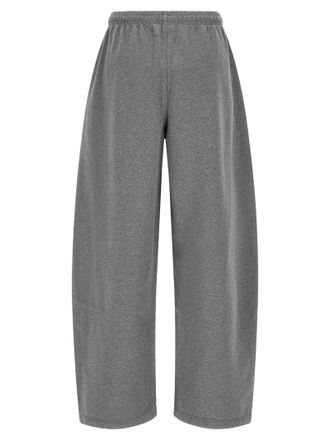 Alexander Wang Cotton Wide-Leg Joggers - Gray