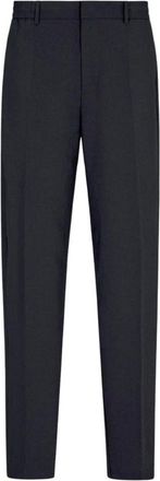 Emporio Armani Homme, Pantalons, Bleu, Taille: XL Seersucker Nylon Pantalons