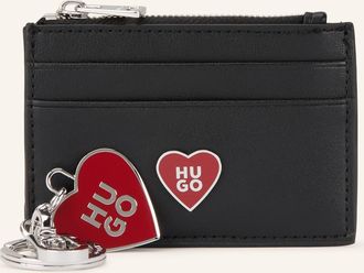 HUGO BOSS Hugo Kartenetui Mit M&uuml;nzfach schwarz