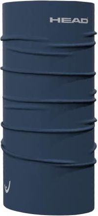 Head Original Tube Plain, Foulard multifonction unisexe pour homme et femme - Coupe-vent - Ski - Cyclisme - Protection UV - Tube Bandana, bleu, taille uniq