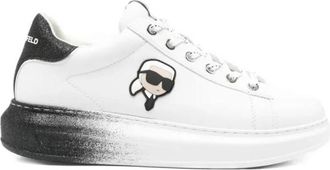 Karl Lagerfeld Femme, Chaussures, Blanc, Taille: 37 EU Ikon NFT Kapri Ombre Baskets