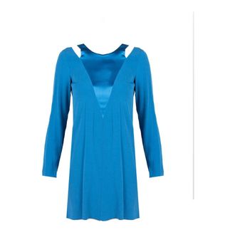 Patrizia Pepe Mini Robe - Femme - Robes - Bleu - Taille: 42 FR