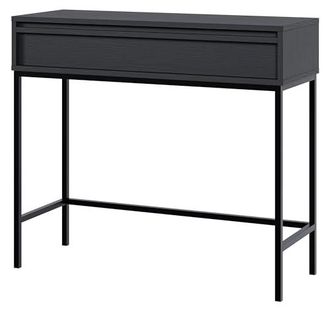 Selsey Evo - Konsolentisch - 90 cm - mit Schublade und Rahmen - Schwarz