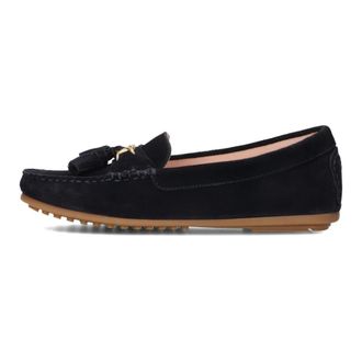 Stefano Lauran Elegante schwarze Mokassins f&uuml;r Damen - - Shoes - Damen - Blau - 38 1/2 EU