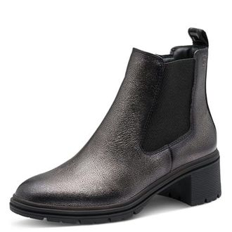 Tamaris Bottines Chelsea pour femme 1-25456-43 - Pewter - Pointure 39 EU, Ardoise, 39 EU
