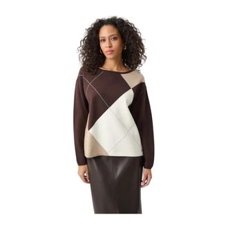 Joseph Ribkoff Klassischer Rundhals-Pullover - - Knitwear - Damen - Mehrfarbig - S