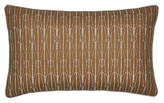 Peacock Blue Hotel Kissen Antara Bronze, 100% Baumwolle, 30 x 50 cm