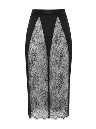 Elisabetta Franchi Jupe Midi - Noir