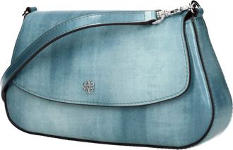 Tory Burch Leather Crossbody Bag - Blue