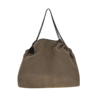Stella McCartney Alter Suede Schultertasche - - Bags - Damen - Grau - ONE SIZE