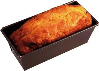 Göbel Moule à Cake Plié Bordé sur Fil - 21 x 9 x 7,5 cm - Acier Revêtement Antiadhérent Bicouche Garanti sans PFAS - Qualité Professionnelle - Fabriqué en F