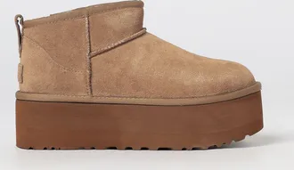 UGG Bottes Classic Ultra Mini Platform en daim