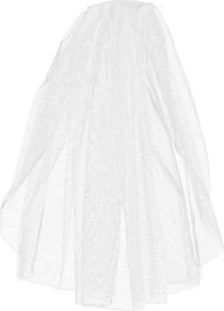 Holibanna Voile De Mari&eacute;e Courte Avec Peigne D&eacute;coratif Cristaux Pour &Eacute;pouse Accessoire &Eacute;l&eacute;gant Pour C&eacute;r&eacute;monies F&ecirc;tes Et Cosplay