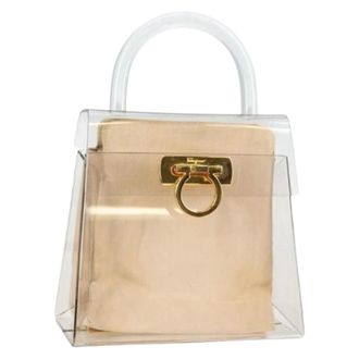 Ferragamo Sac &agrave; main Pre-owned - Femme - Pre-owned - Beige - Taille: ONE Size