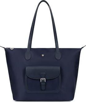 Pellet Sac cabas port&eacute; &eacute;paule - Compatible format A4 et t&eacute;l&eacute;phone portable - Pour Femme - Collection Kiana - Marine