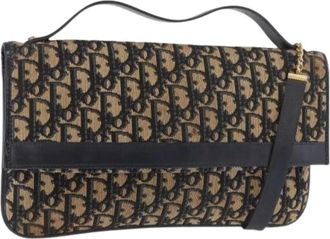 Dior Pre-owned Vintage Trotter Canvas Shoulder Bag - Femme - Pre-owned - Multicolore - Taille: ONE Size