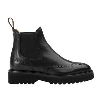 Doucal's Leder Dovetail Beatle Boot - - Shoes - Damen - Schwarzk - 41 EU